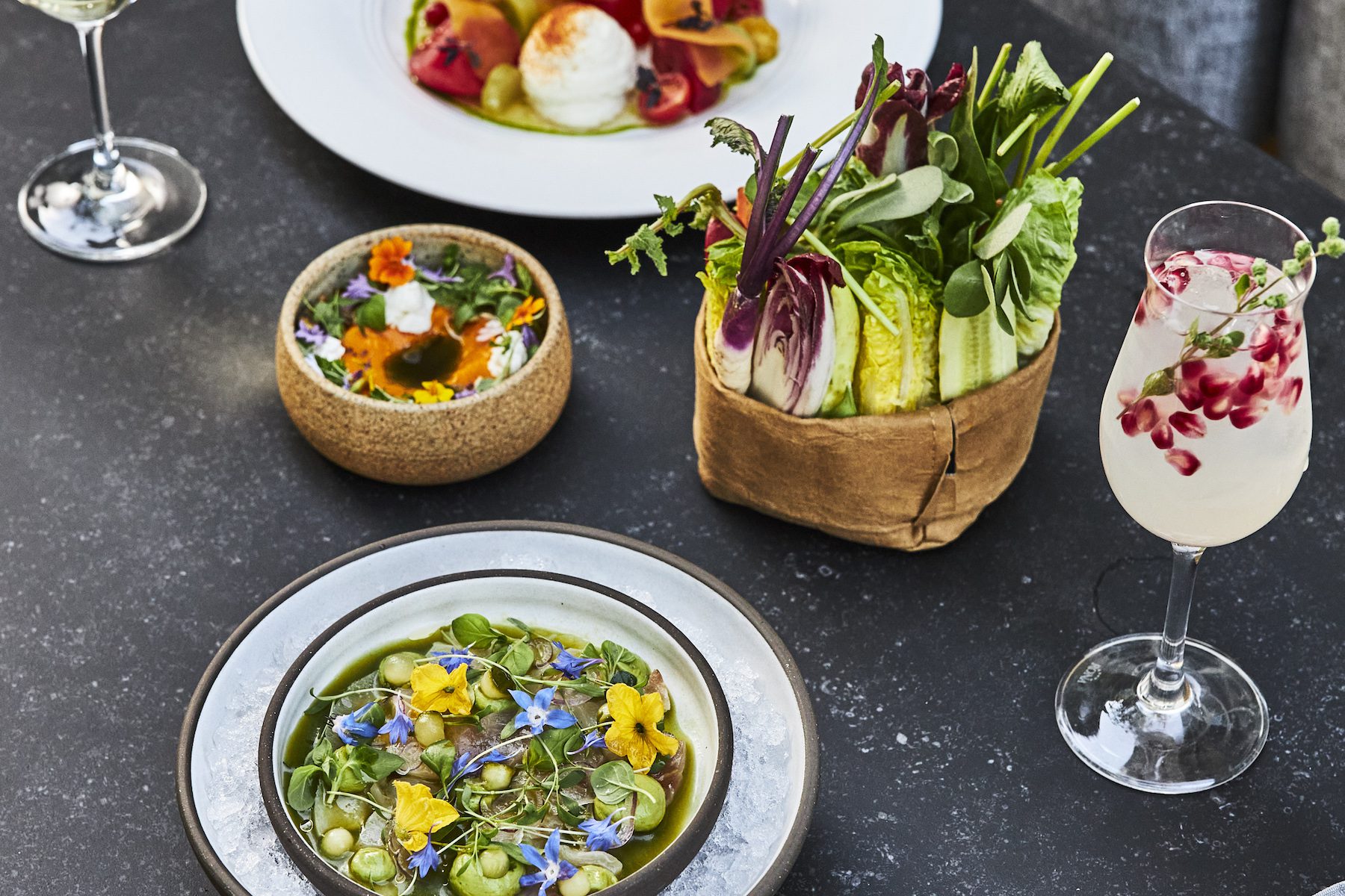 Solbar Restaurant at Solage Resort & Spa in Calistoga, California