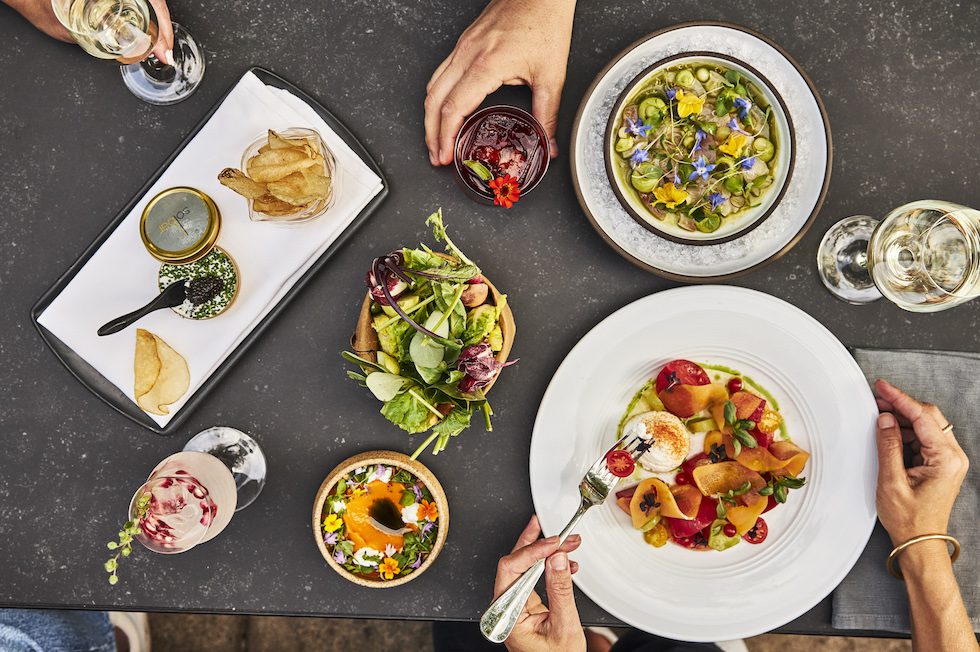 Solbar Restaurant at Solage Resort & Spa in Calistoga, California